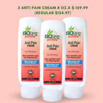 ANTI PAIN CREAM - ¡ALIVIA EL DOLOR EN SÓLO MINUTOS! – GO LIFE PR